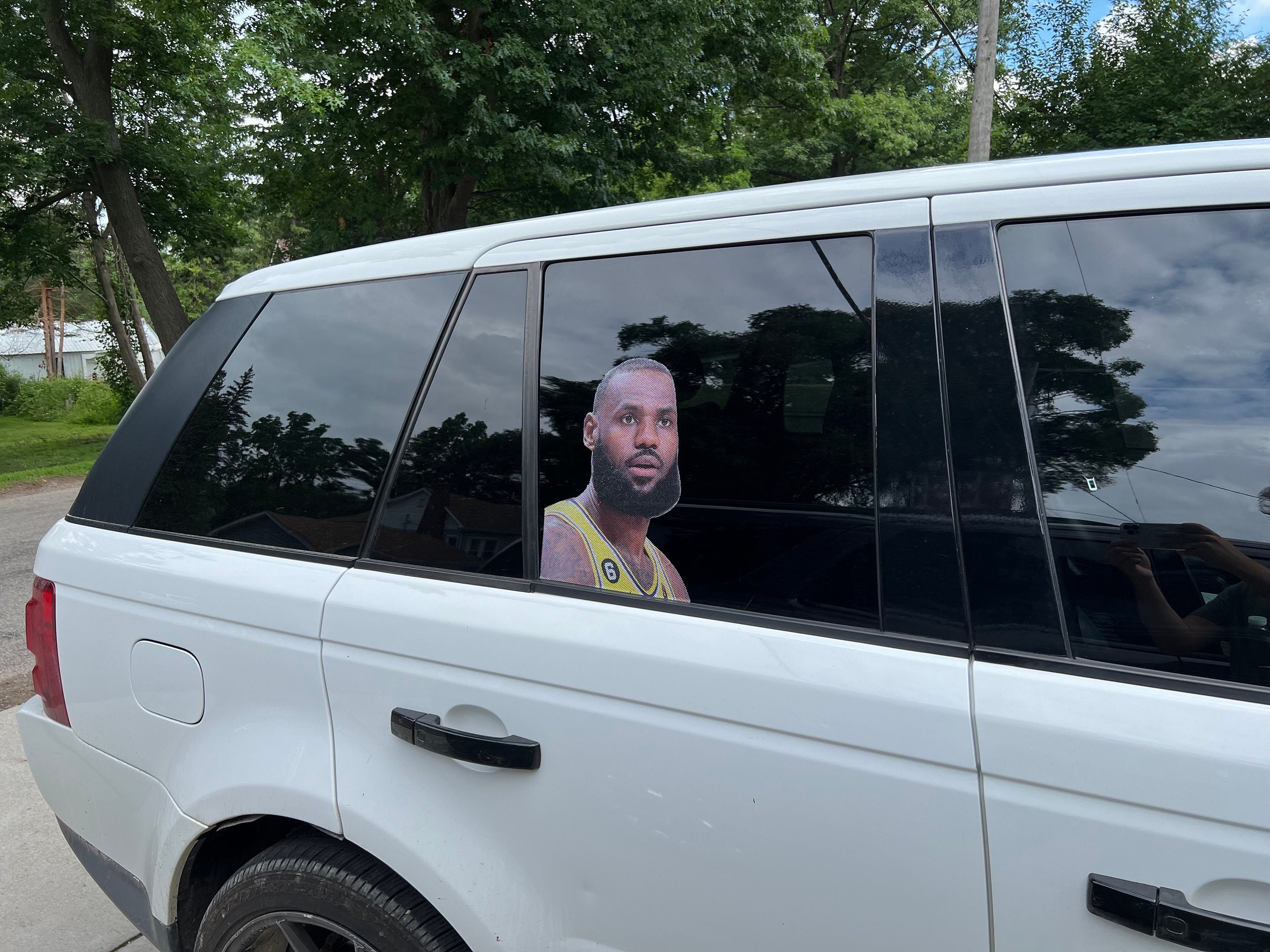 Lebron Car Window Sticker James Car Decal - Etsy