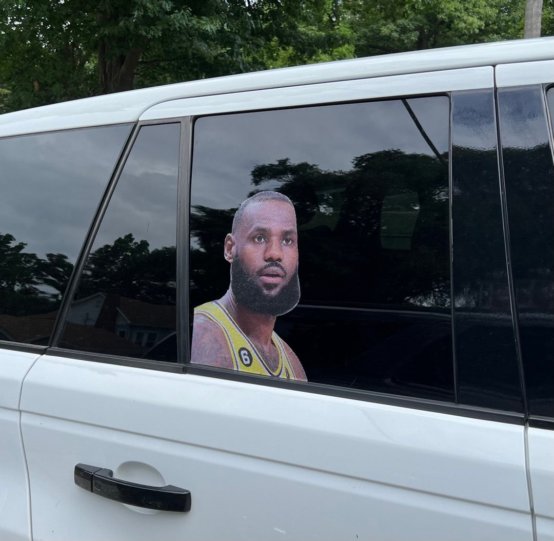 Lebron Car Window Sticker James Car Decal - Etsy