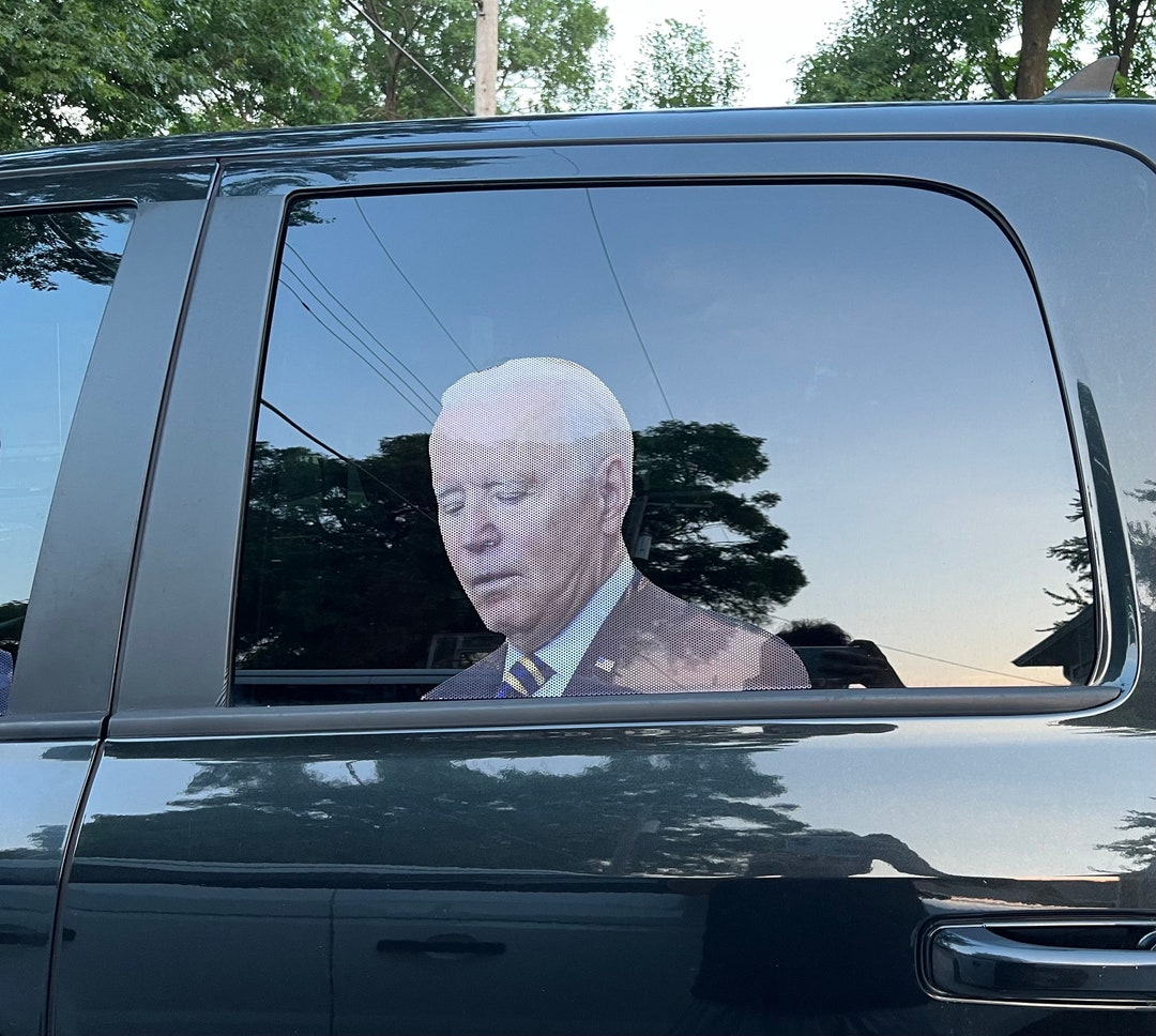 Joe Biden Car Window Sticker Sleepy Joe Car Decal - Etsy