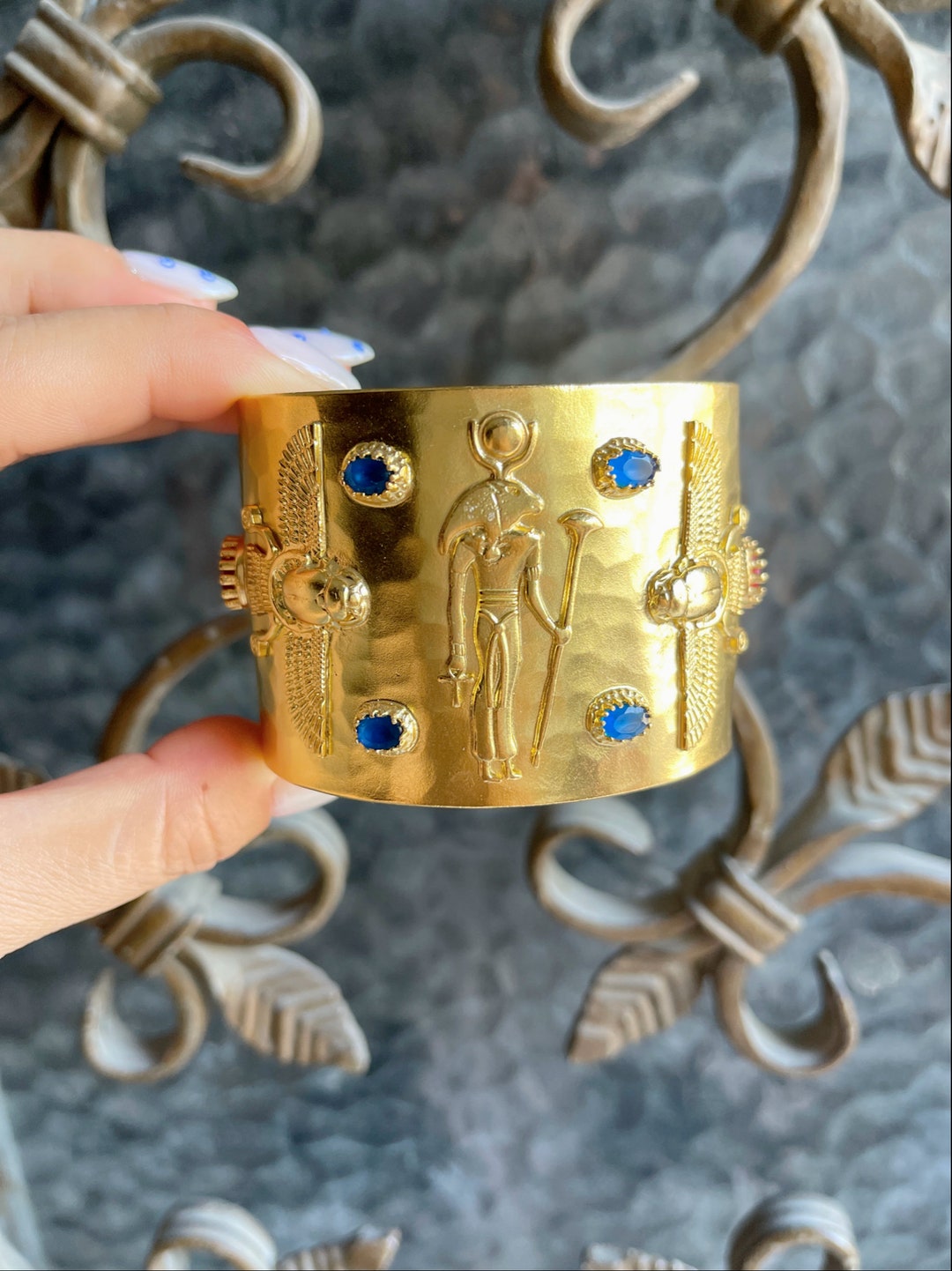 Limited Edition Egyptian Cuff, Egyptian Bangle, Egyptian Jewelry, Egypt ...