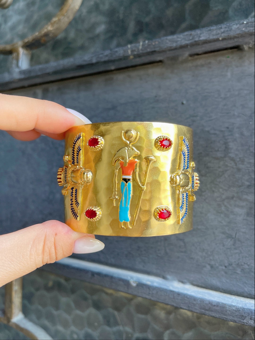 Limited Edition Egyptian Cuff, Egyptian Bangle, Egyptian Jewelry, Egypt ...
