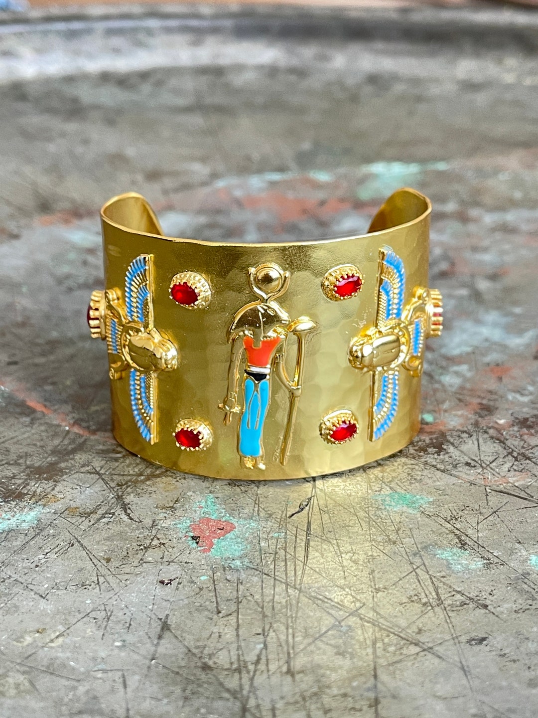 Limited Edition Egyptian Cuff, Egyptian Bangle, Egyptian Jewelry, Egypt ...