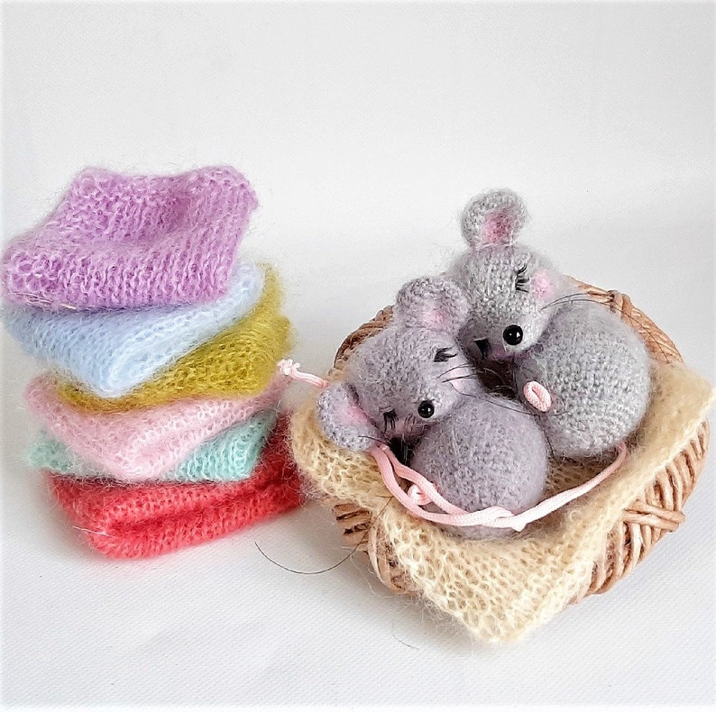 Stuffed Animals & Plushies Toys Mouse doll with accessories Mouse toy ...