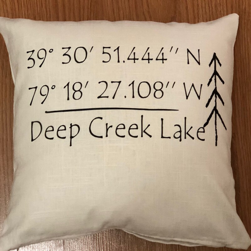 Longitude Pillow - Etsy