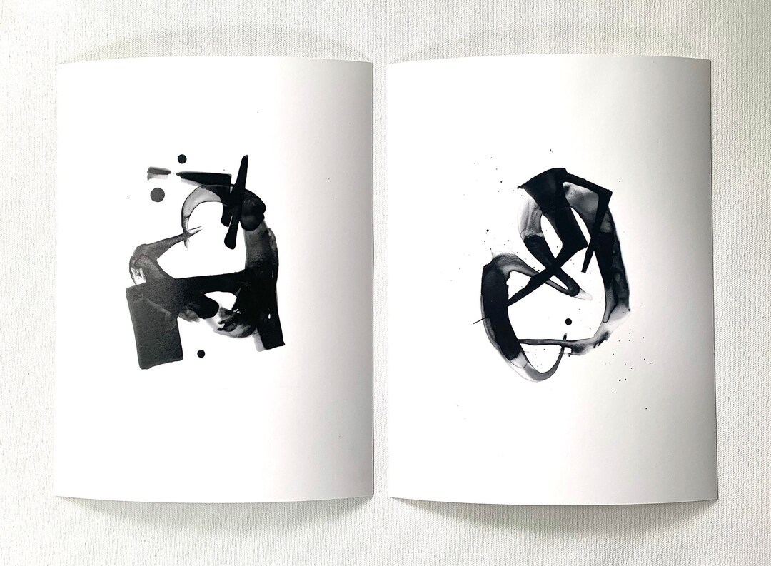 Abstract Sumi Ink Paintings Prints - Etsy