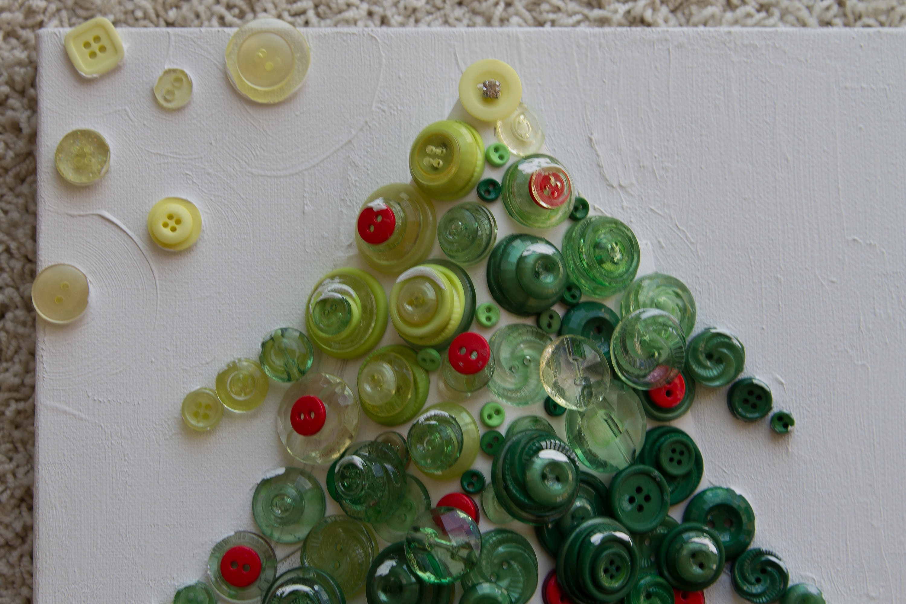 Button Boughs | Christmas | Button Art | Tree - Etsy