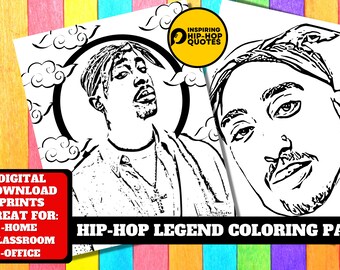 Toddler Hip Hop Coloring Book Page B-boy Style (Download Now) - Etsy
