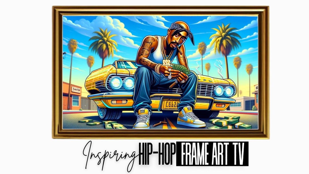 Samsung Frame TV Art 2pac Inspired Landscape Digital Artwork for the ...