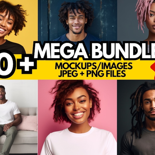 African American Women Mockup - Etsy