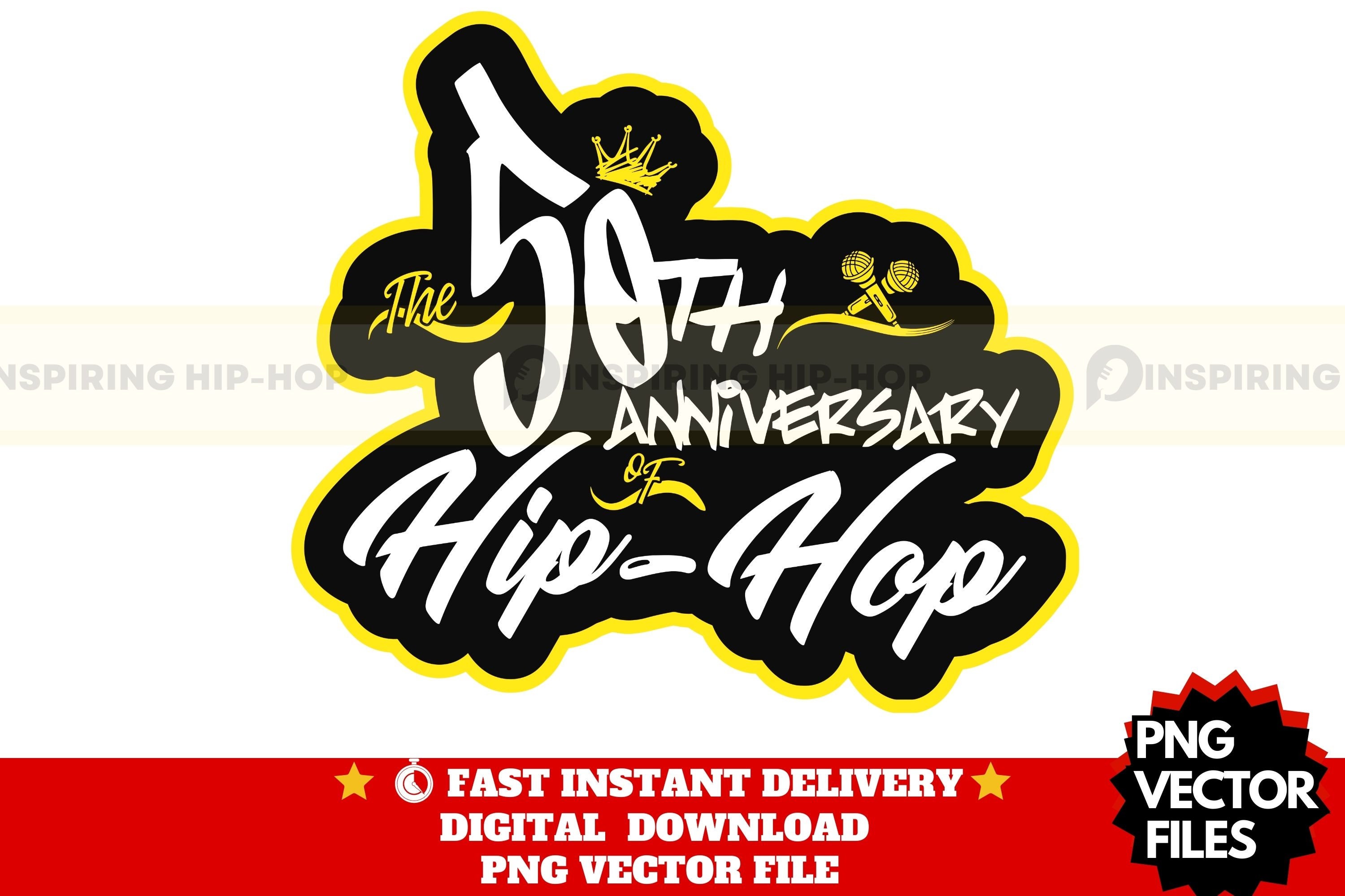 Hip Hop 50th Anniversary PNG, Hip Hop Celebration, Rap Hip Hop Png ...