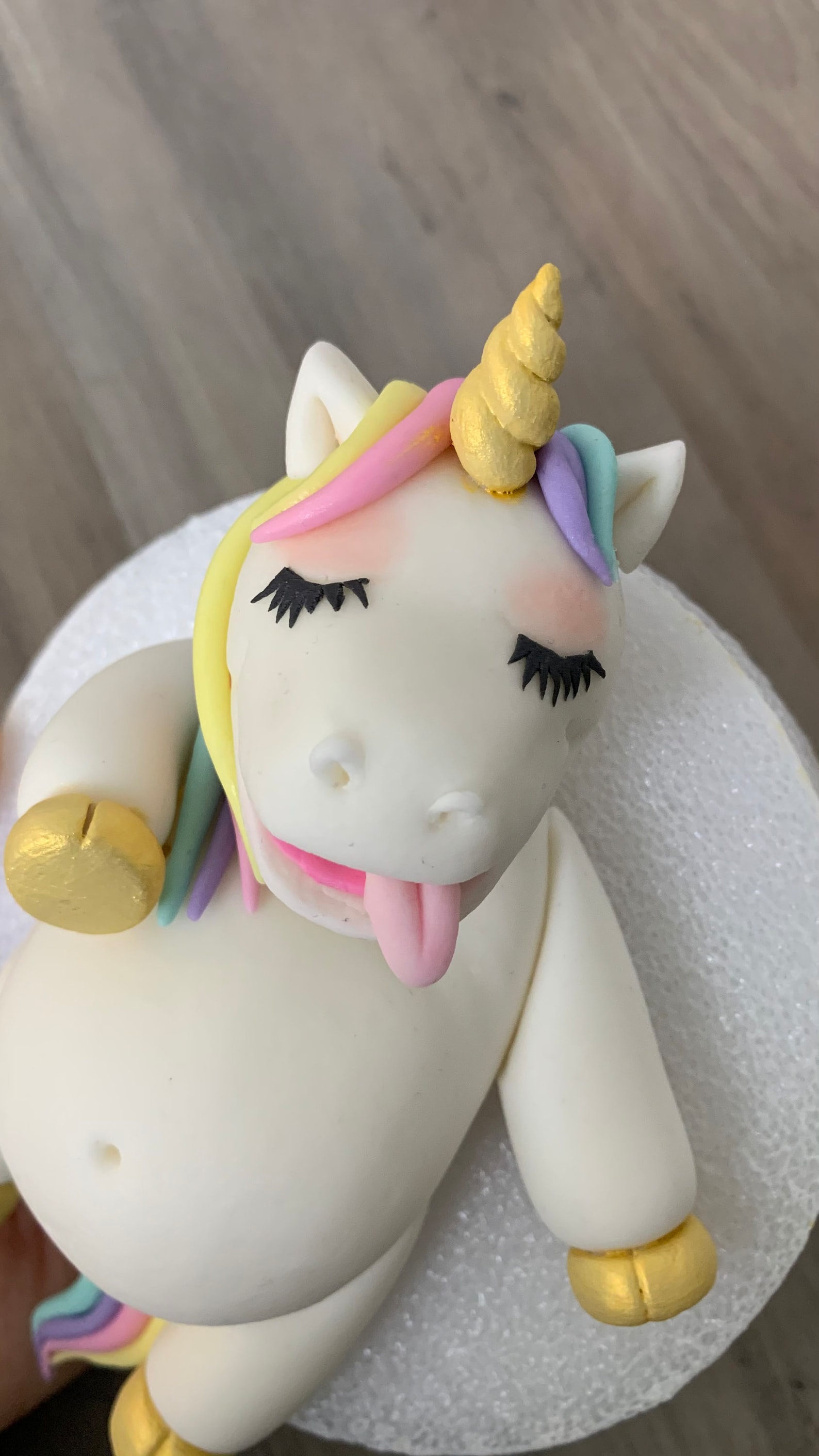 Unicorn Cake Topper Fat Unicorn Cake Topper Chubby Unicorn - Etsy