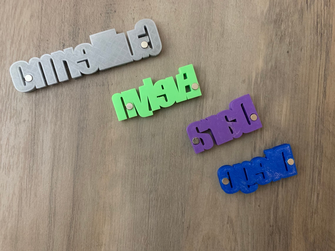 Custom Name Magnet, Personalized Name Magnet, Family Custom Magnets ...