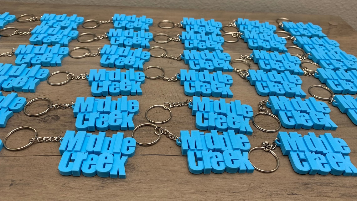 Custom Unique Keyring 3D Printed Custom Name Personalized - Etsy