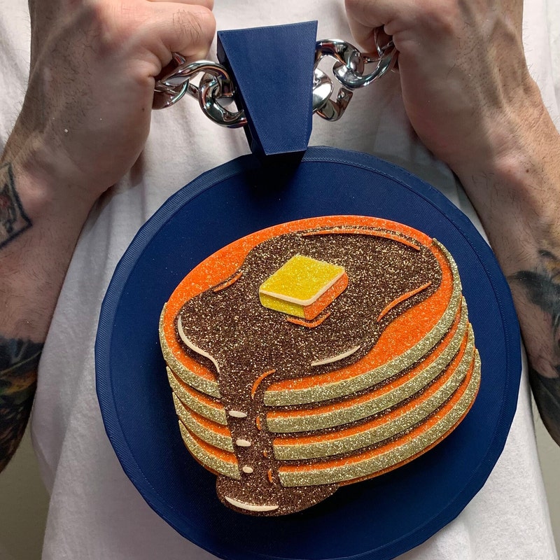 Pancake Necklace - Etsy