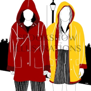 Max and Eleven Stranger Things Graphic Illustrated Print. 80's Vibe, TV ...