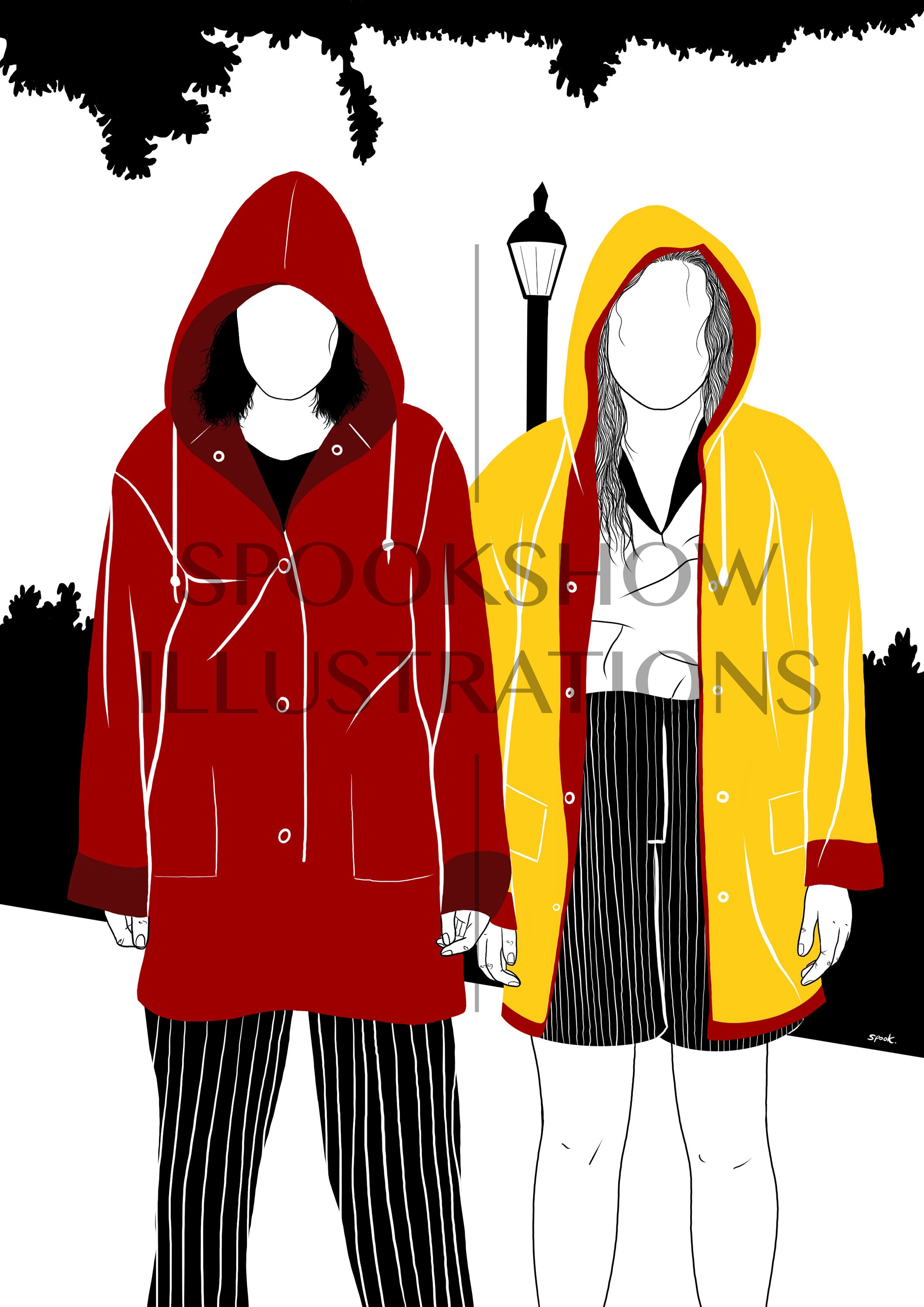 Max and Eleven Stranger Things Graphic Illustrated Print. - Etsy UK