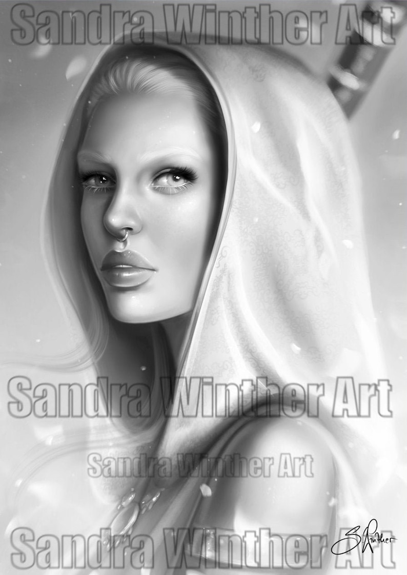 Wanderer Printable Digital Coloring Page | Etsy