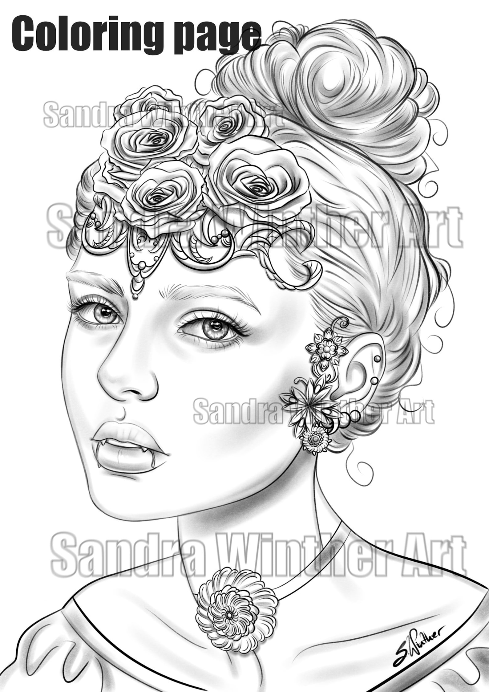 8 Pack Printable Digital Coloring Pages | Etsy