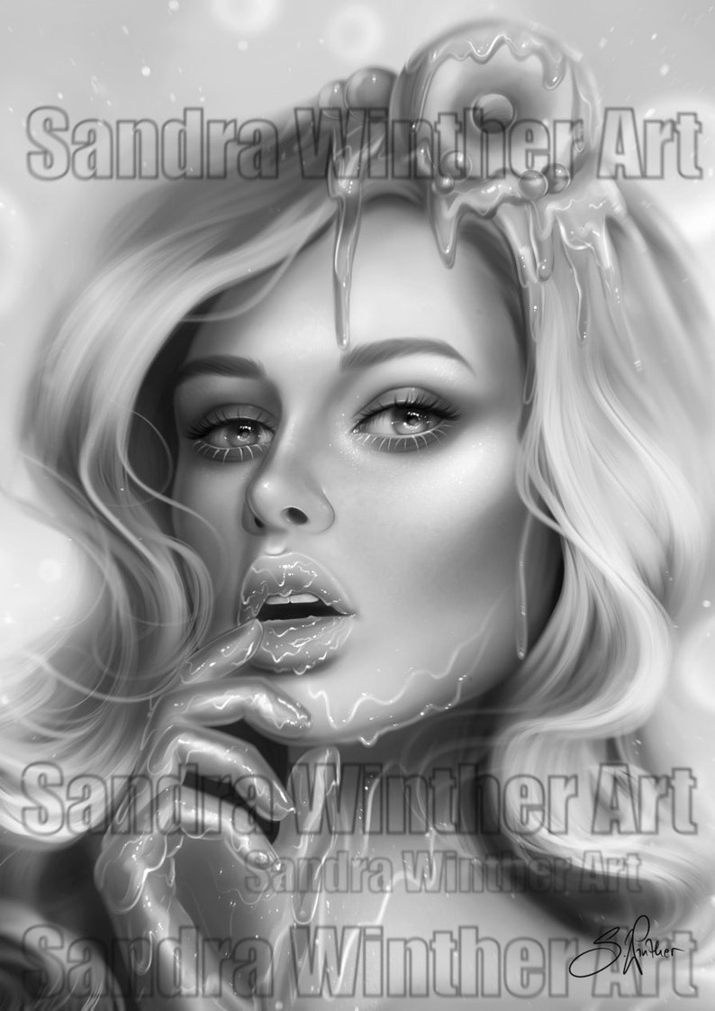 Sweet Tooth - Printable Digital Coloring Page - Etsy