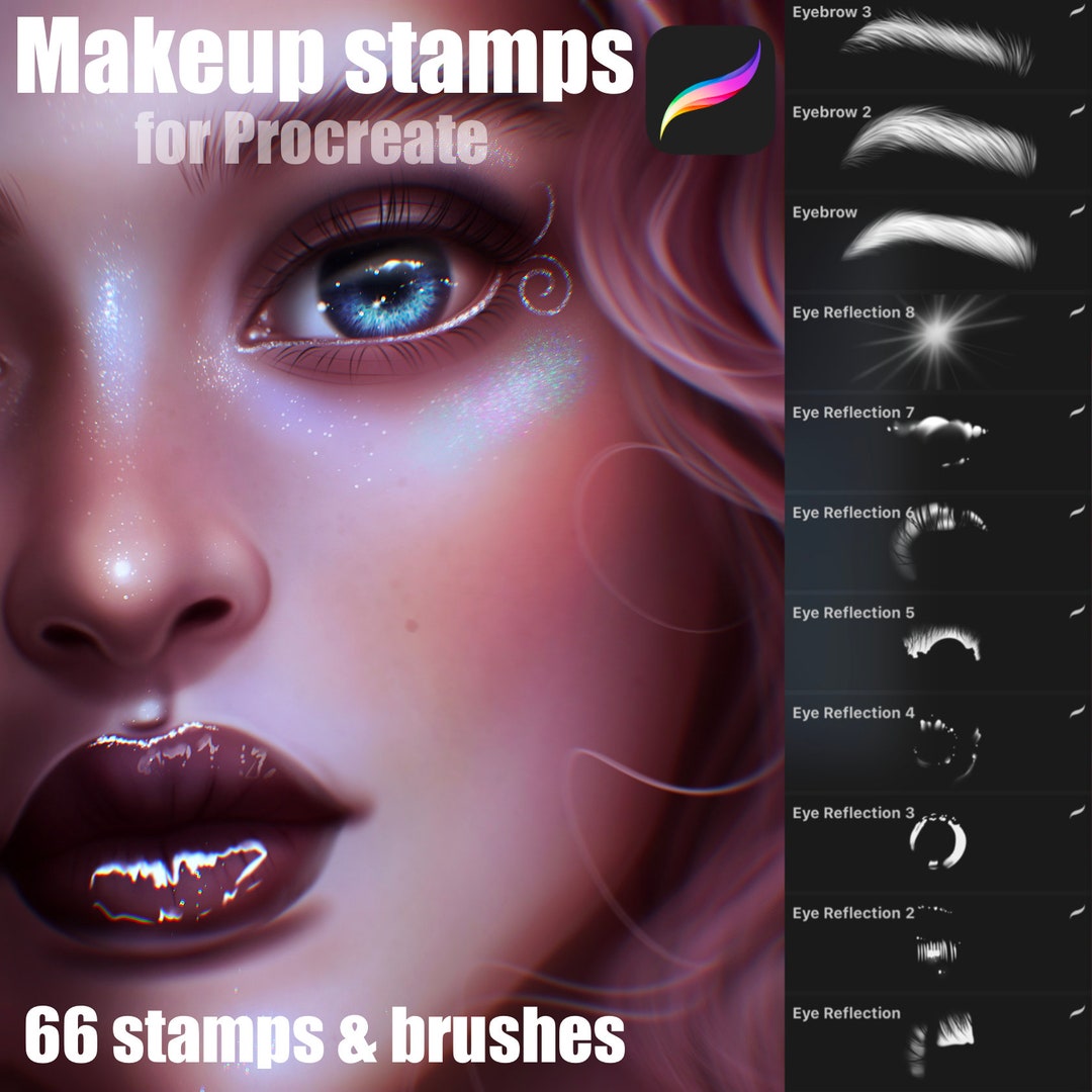 Makeup Stamps for Procreate - Etsy