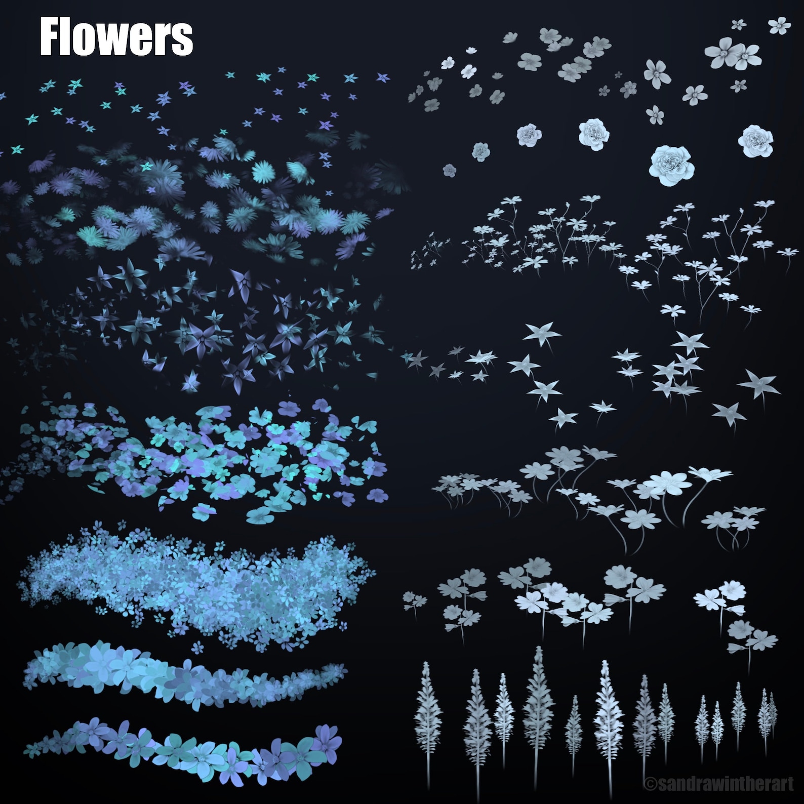 Magical Forest - Brushes for Procreate - Etsy