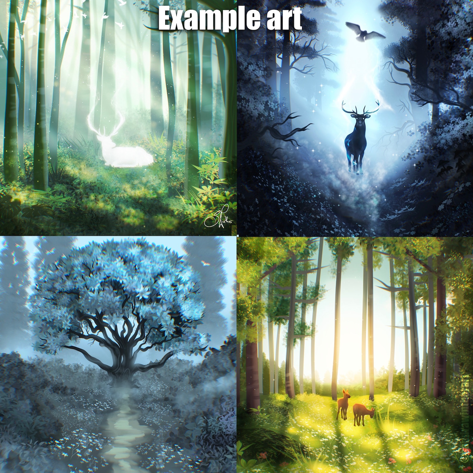 Magical Forest - Brushes for Procreate - Etsy