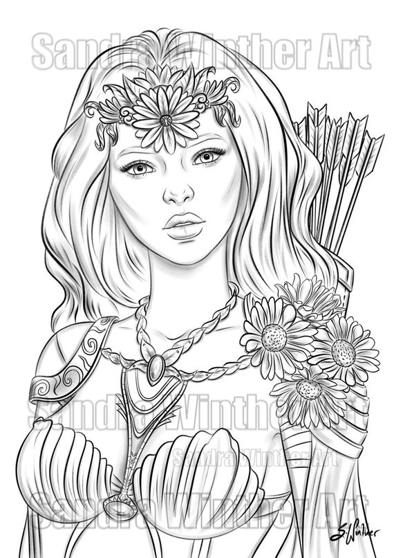 Warrior Coloring Pages