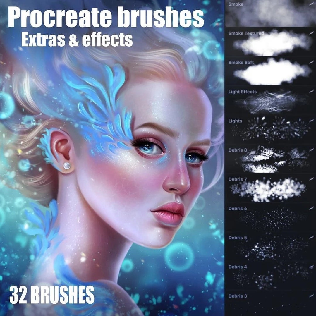 Extras & Effects Brushes for Procreate - Etsy