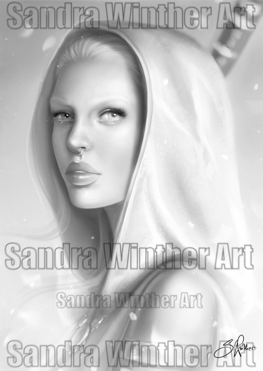 Wanderer Printable Digital Coloring Page | Etsy