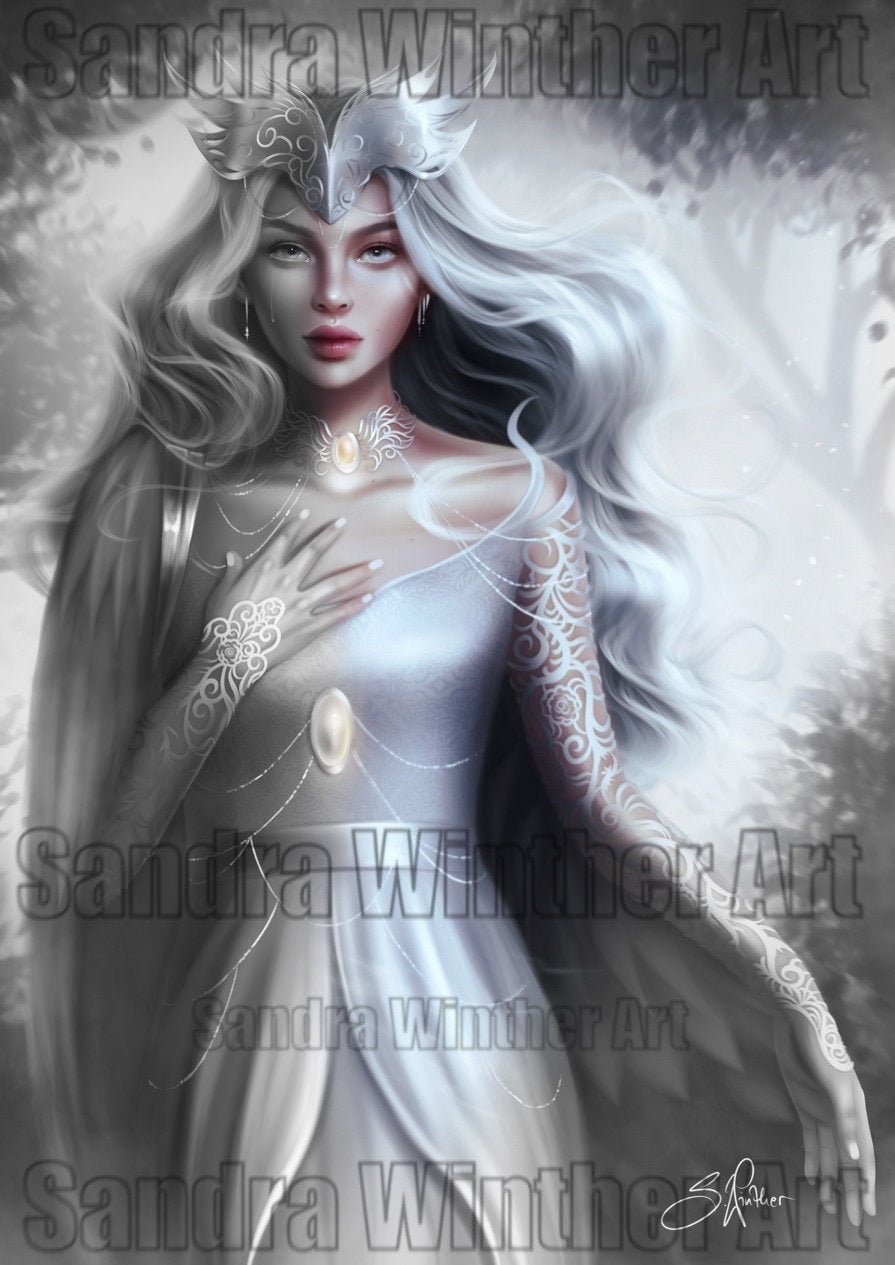 The Lost Princess - Printable Digital Coloring Page - Etsy