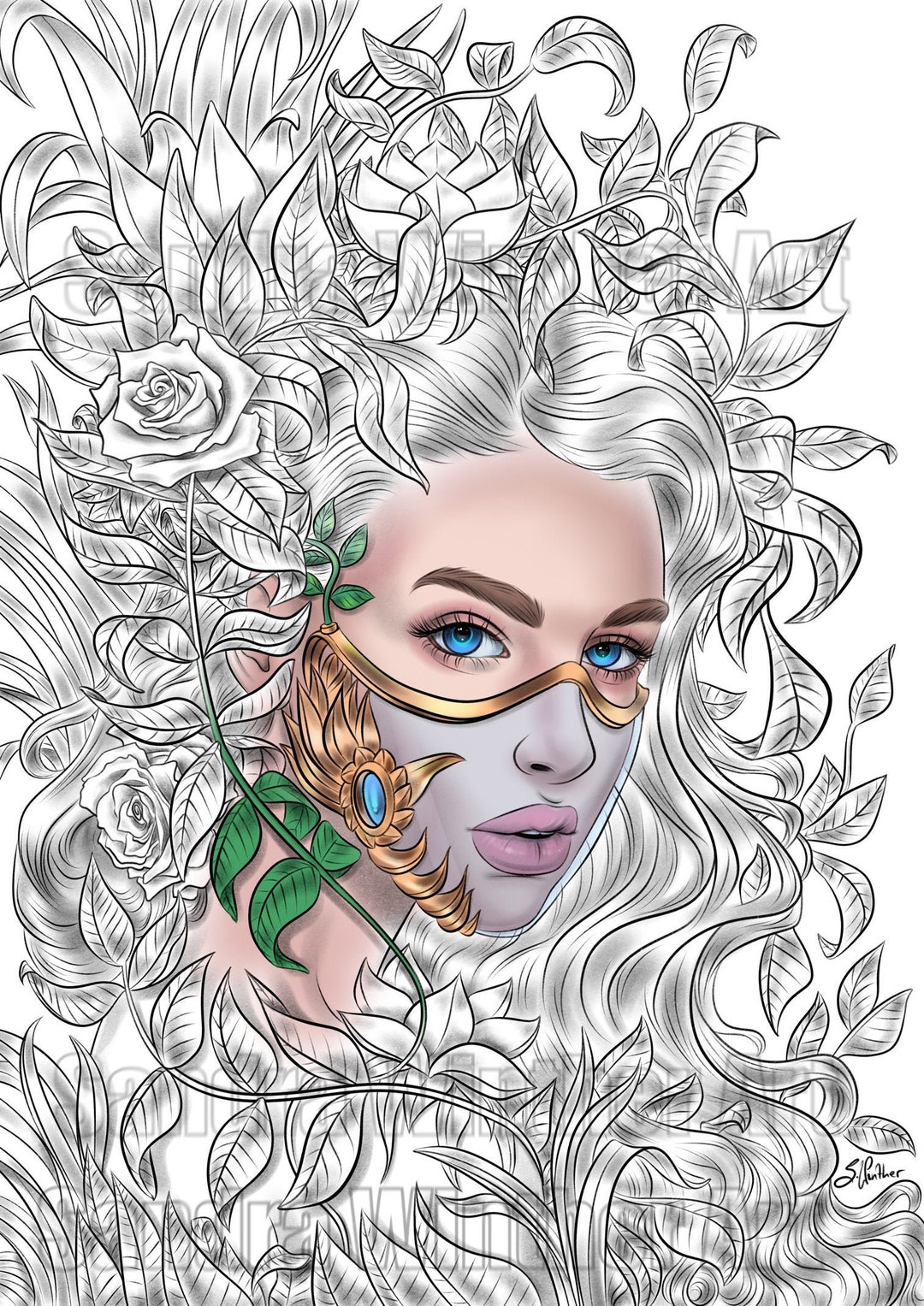 Clean Air - Printable Digital Coloring Page - Etsy