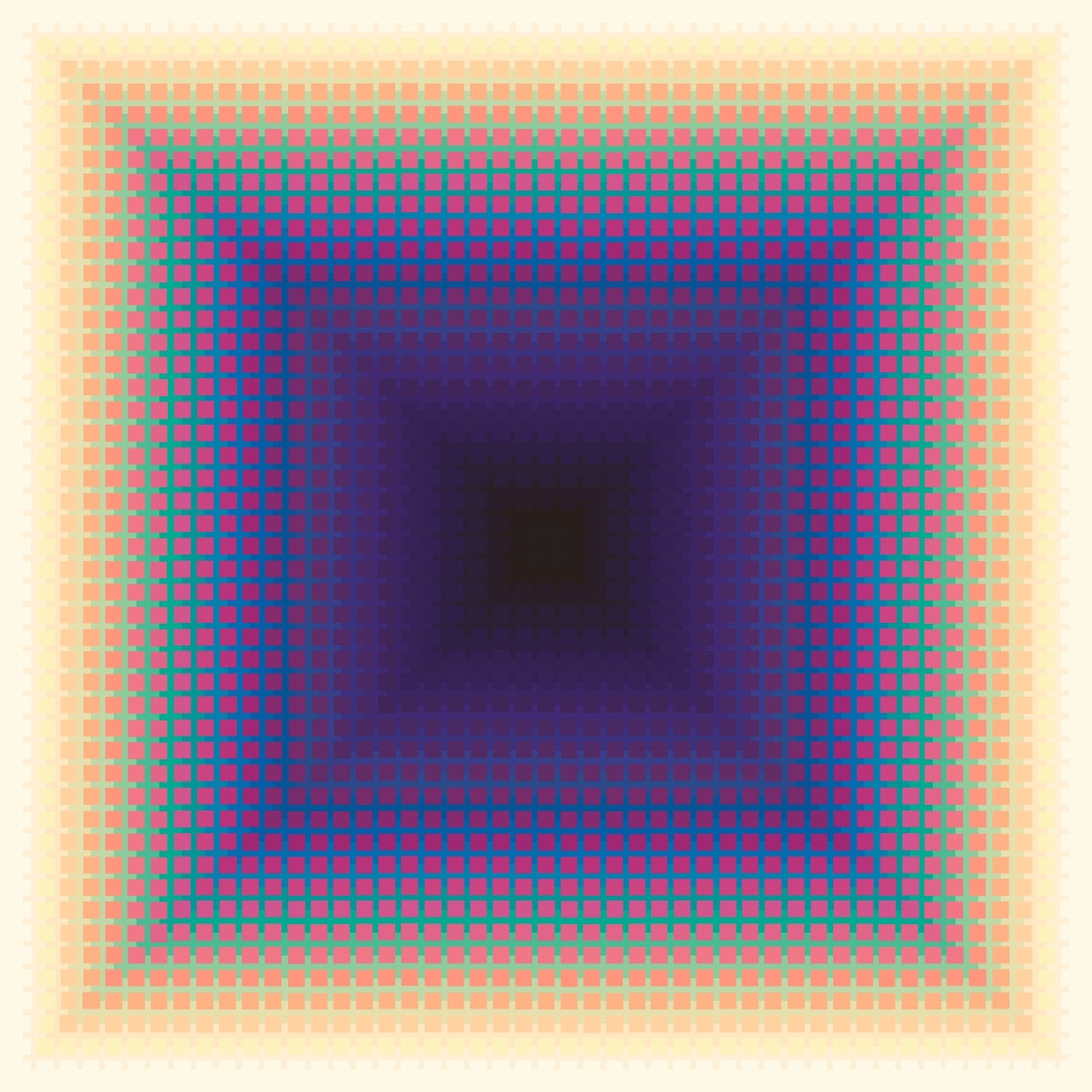 Op Art Giclée Print, Geometric Abstract Fine Art Hardedge Abstraction ...