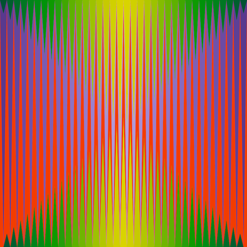 Op Art Print Fine Art Geometric Abstract Hardedge Abstraction ...