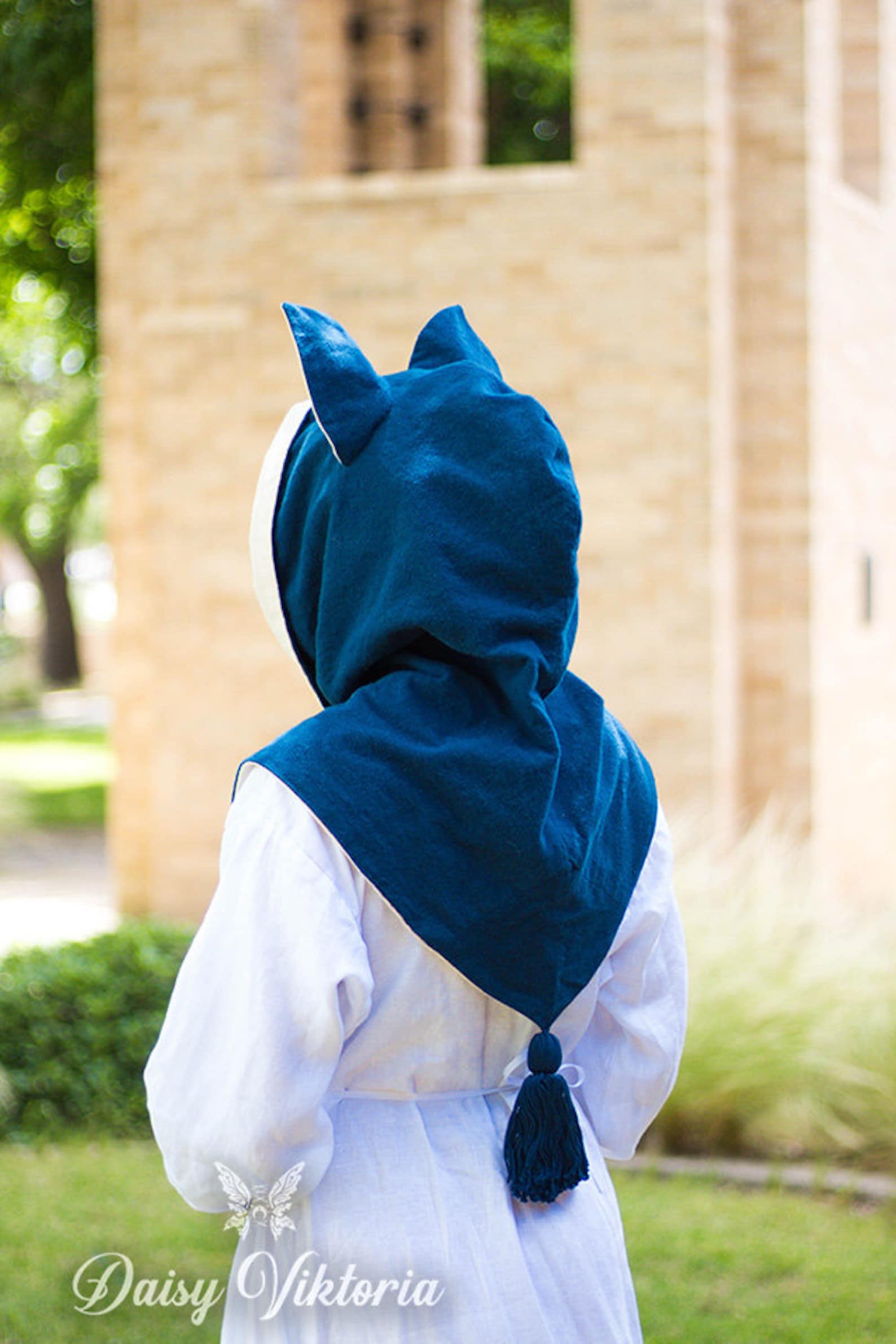 Medieval Cat Hood MEDIUM PDF Pattern and Tutorial Larp, Reenactment ...