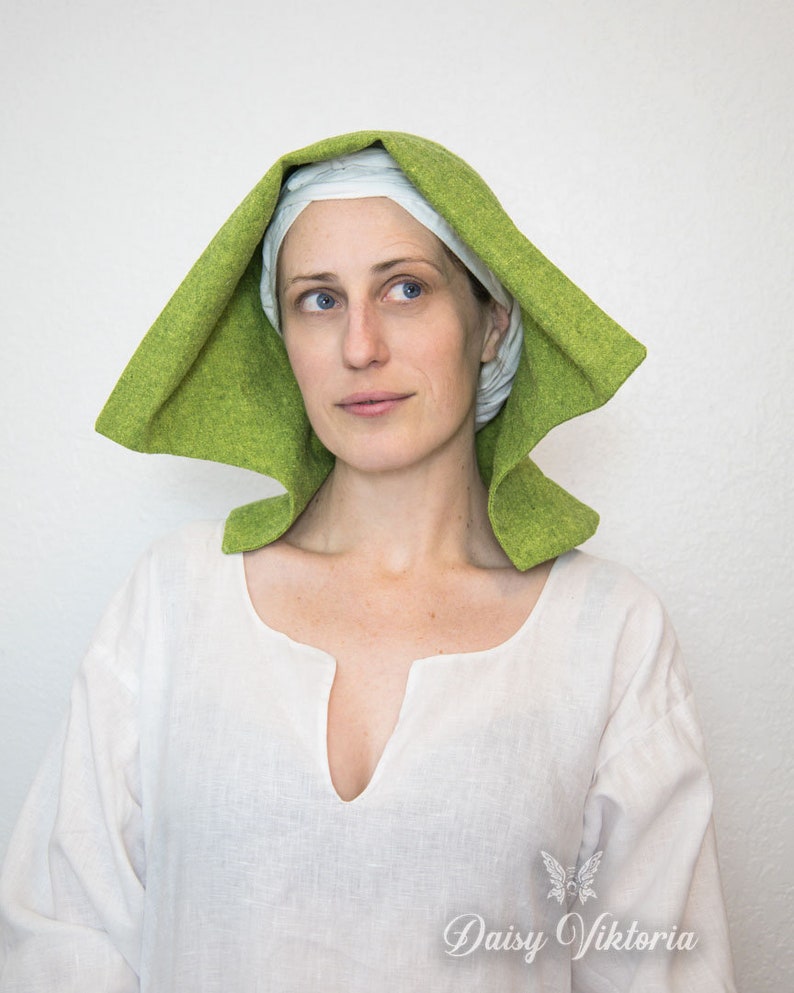 Medieval Open Hood PDF Pattern and Tutorial - Size SMALL - Etsy Canada