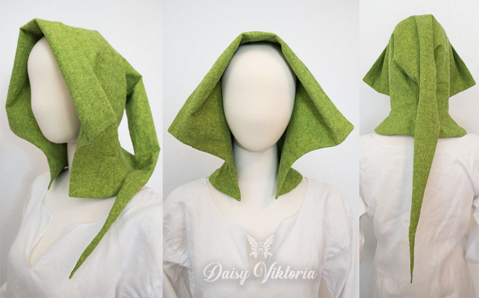 Medieval Open Hood PDF Pattern and Tutorial - Size SMALL - Etsy Canada