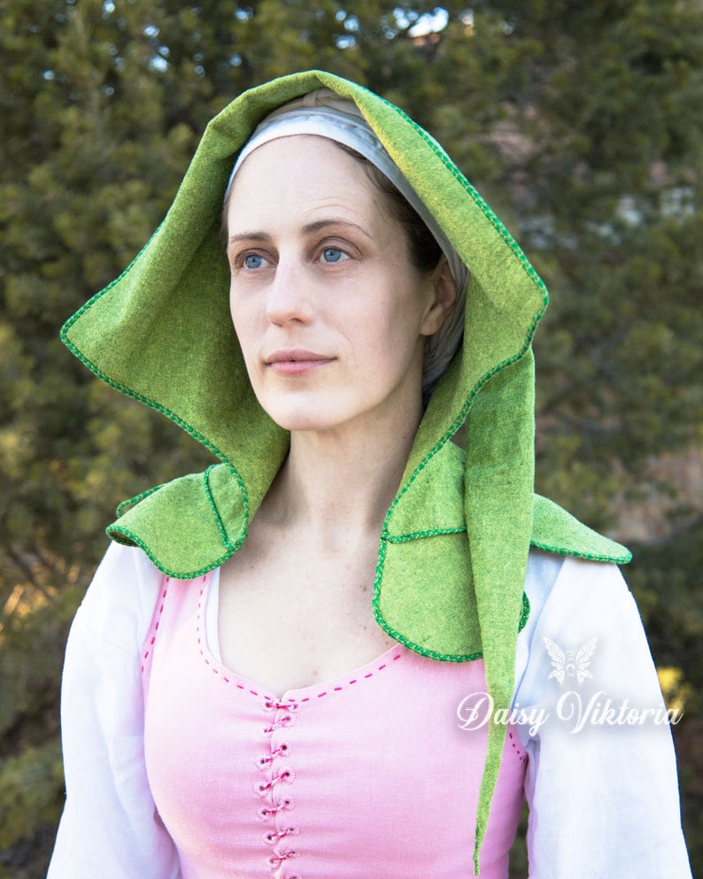 Medieval Open Hood PDF Pattern and Tutorial - Size SMALL - Etsy Canada