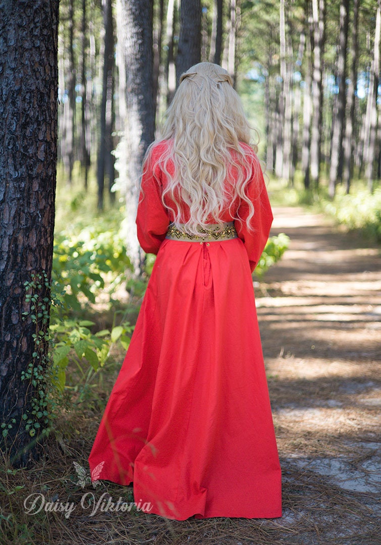 Medieval Fantasy Gown / Princess Buttercup's Red Dress | Etsy