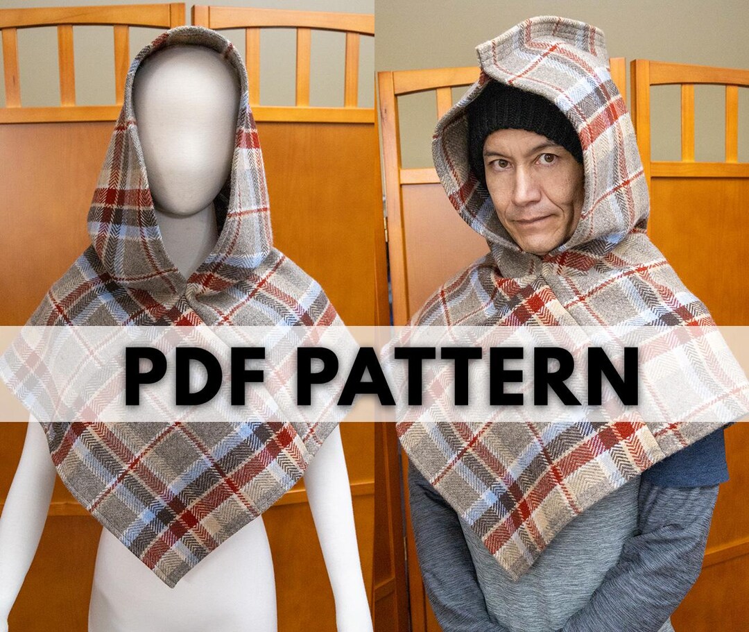 Medieval / Viking Skjoldehamn Hood PDF Pattern and Tutorial – Larp ...