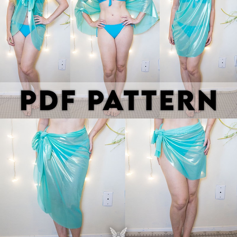 Sarong Sewing Pattern - Etsy