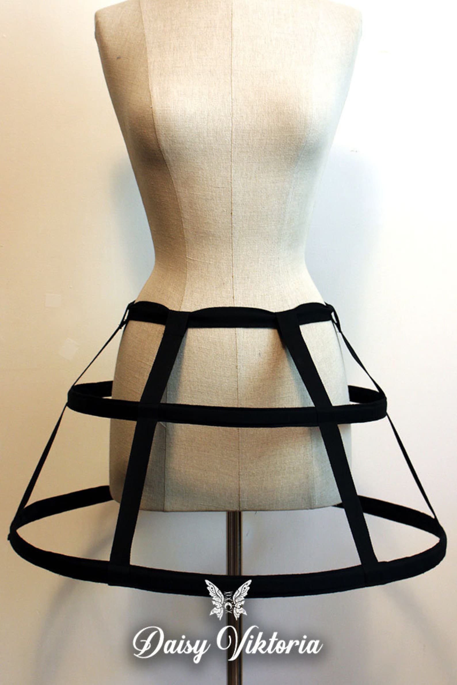 Mini short Cage Crinoline Hoop Skirt Cage Skirt PDF - Etsy