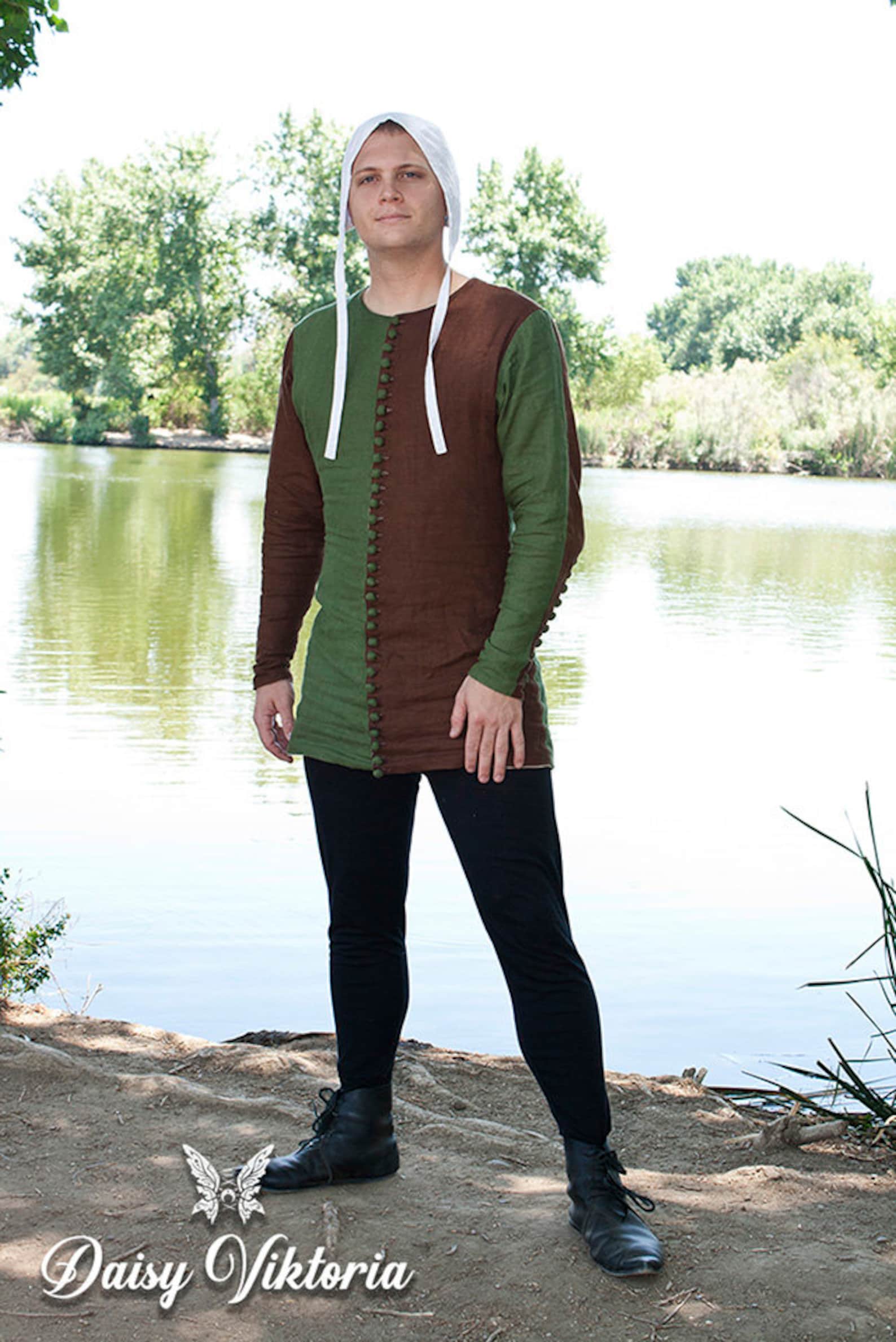 Medieval Fabric Buttons, Middle Ages, 14th Century Costume, Larp, SCA ...