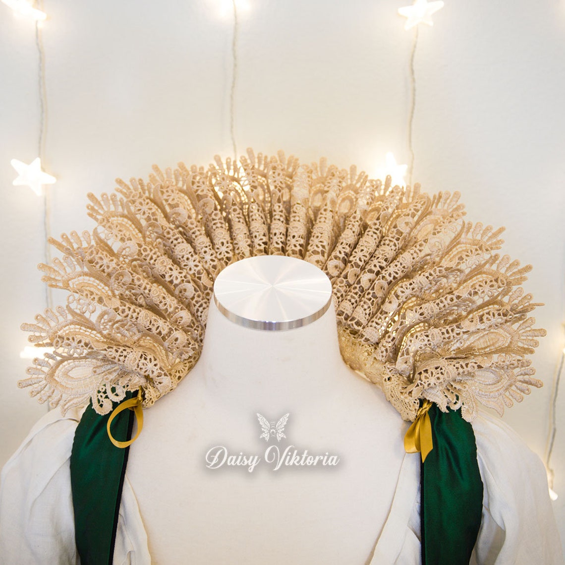 Renaissance Venetian Lace Collar PDF Tutorial - PDF Tutorial - Etsy