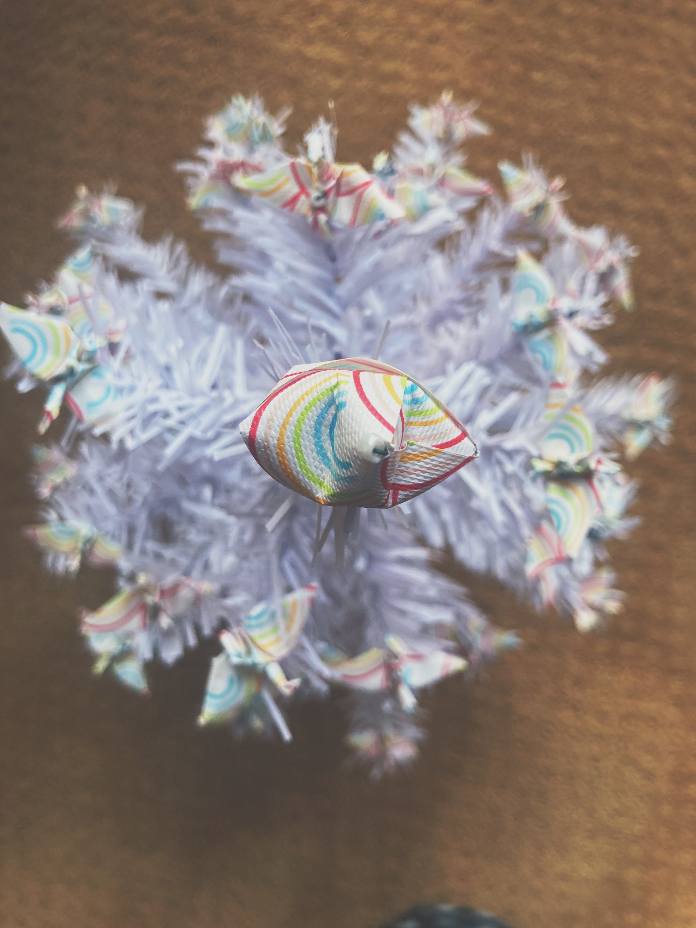 Mini Paper Crane Christmas Trees With Origami Star - Etsy UK