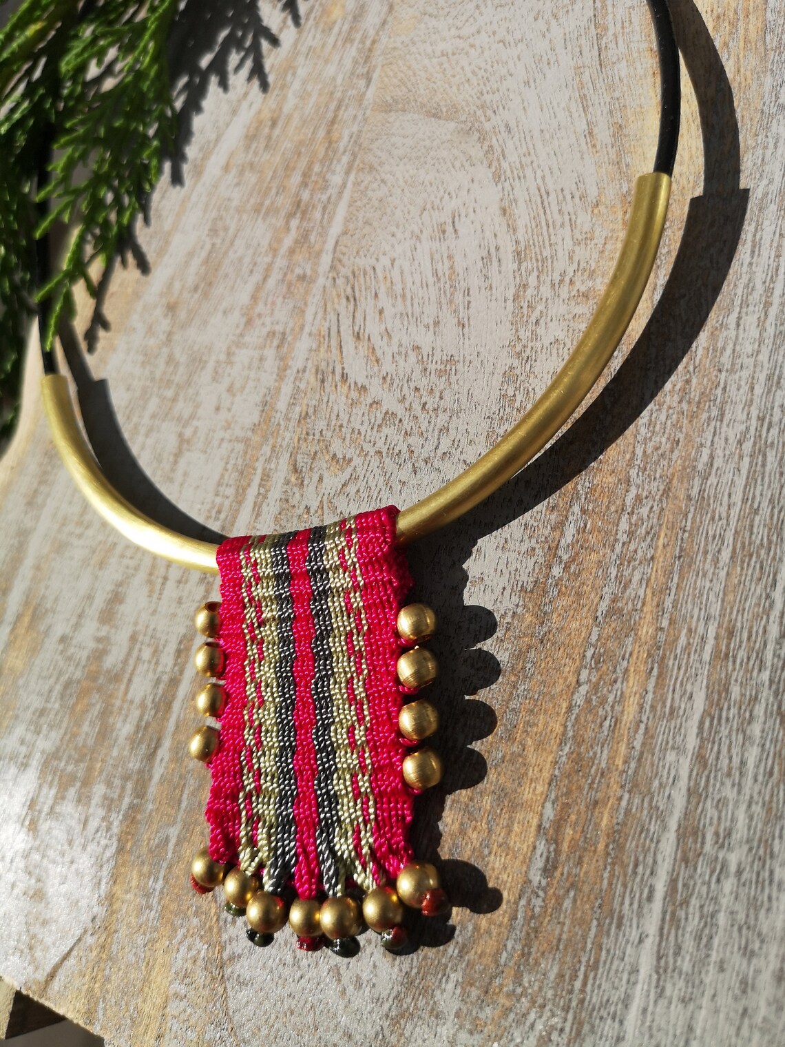 Handwoven Necklace mapuche Loomhandmadeunique | Etsy