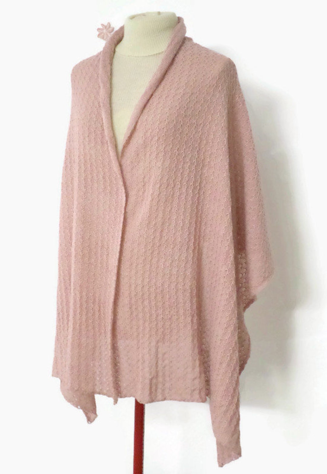 Fine Wrap Oversized Scarf Shoulder Blanket Knitted Wide Long Scarf ...