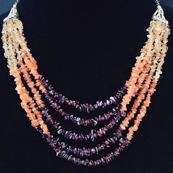 Multistrand Necklace - Etsy