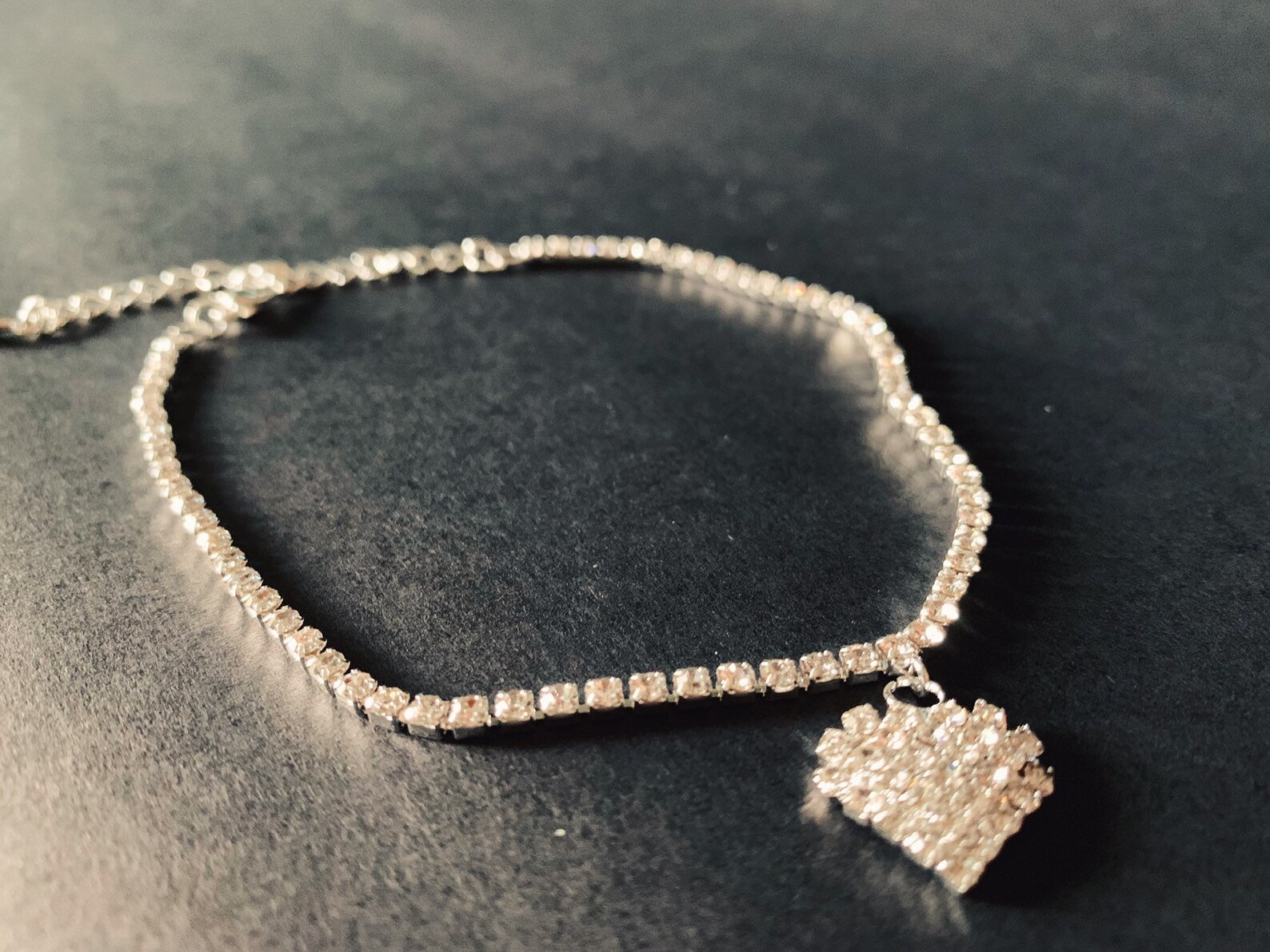 Crystal Heart Charm Anklet Women's Foot Jewelry Ankle | Etsy