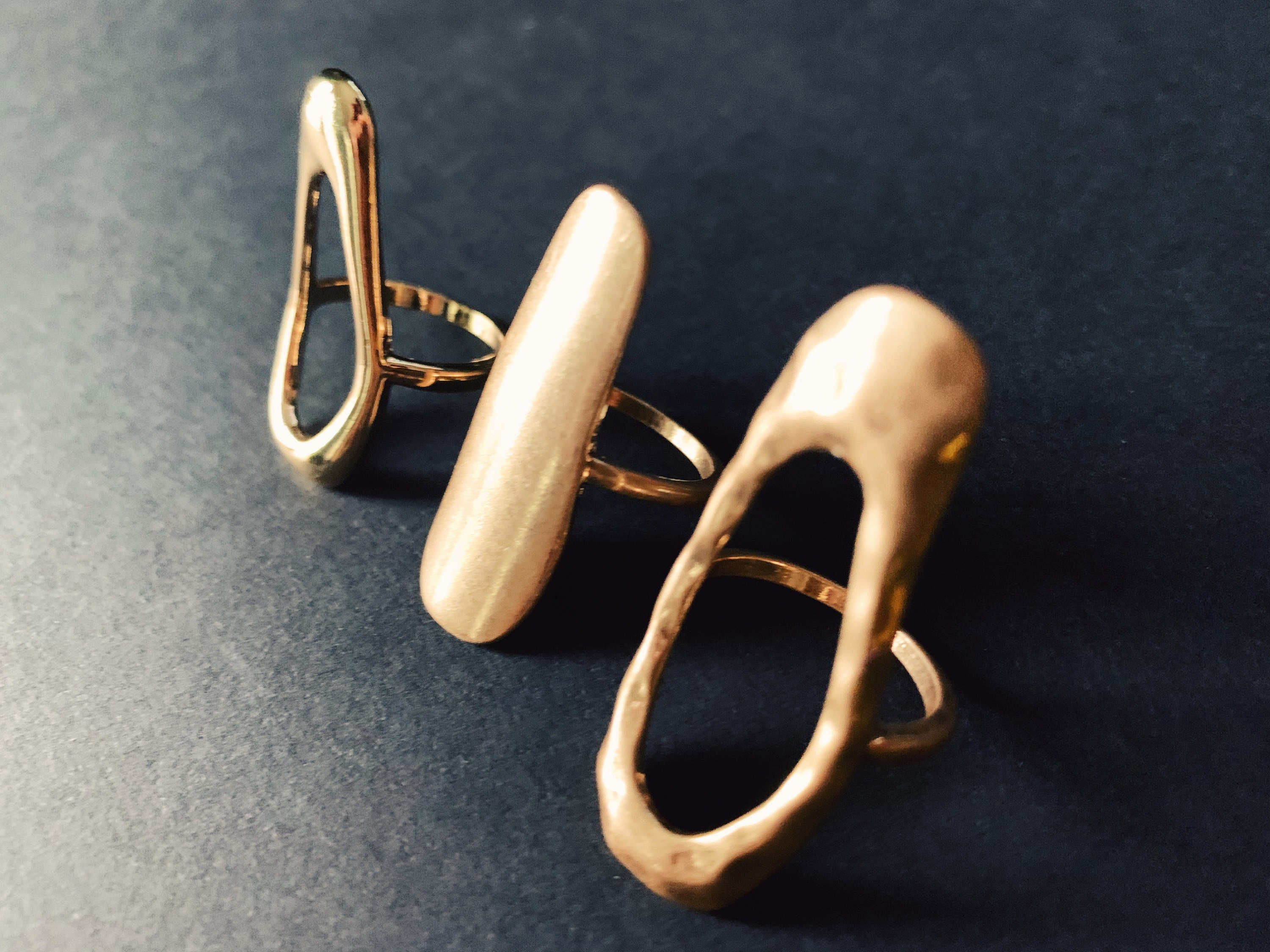 3-delige gouden vinger ring set, ring sets voor vrouwen, mode ringen ...