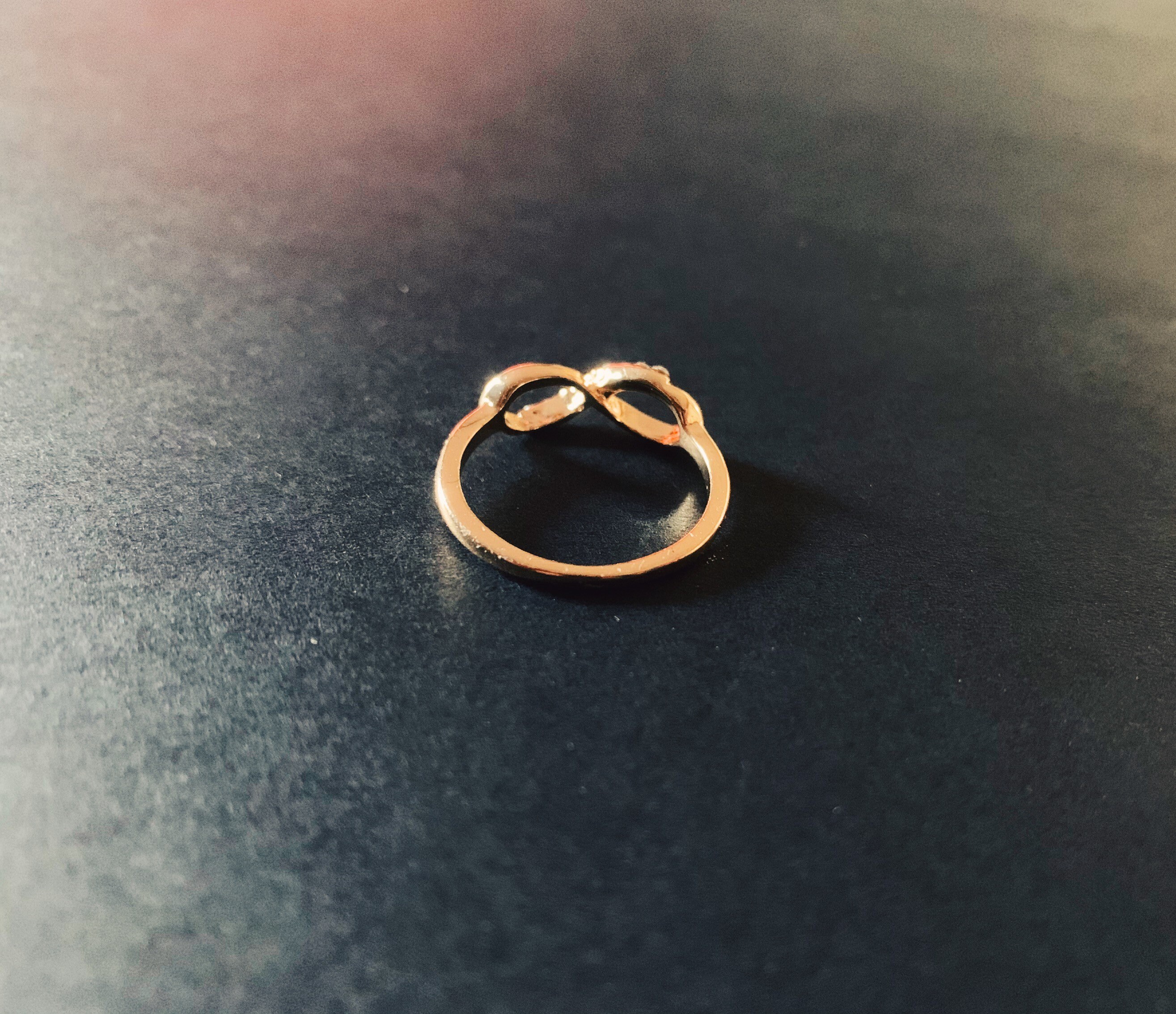 Rose Gold Infinity Ring Fashion Alloy Crystal Rings Gold - Etsy UK